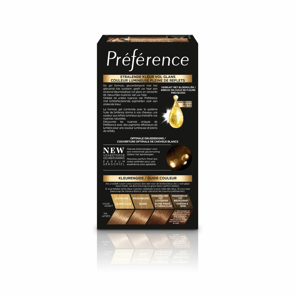 L'Oréal Préférence Permanente Haarkleuring 7.3 Goudblond | Plein.nl