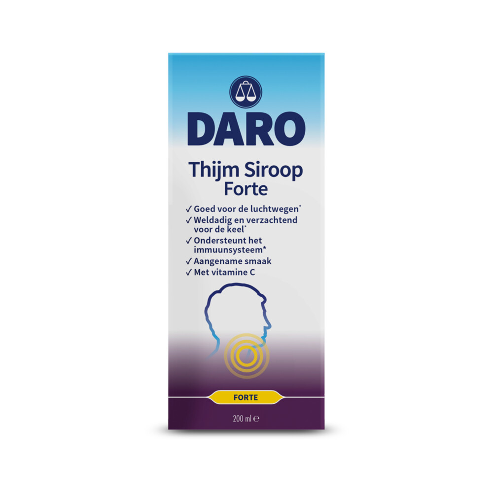Daro Thijmsiroop Forte 200 ml | Plein.nl