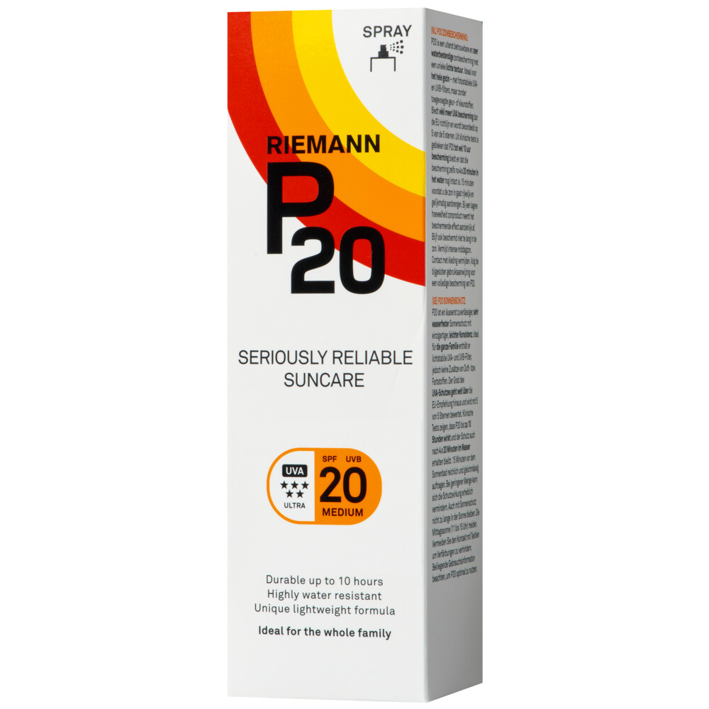 2x P20 Zonnefilter Spray SPF 20 100 ml | Plein.nl