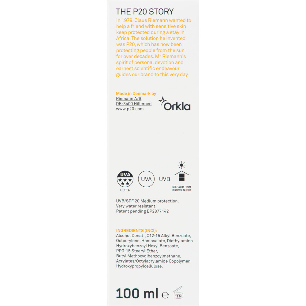 2x P20 Zonnefilter Spray SPF 20 100 ml | Plein.nl