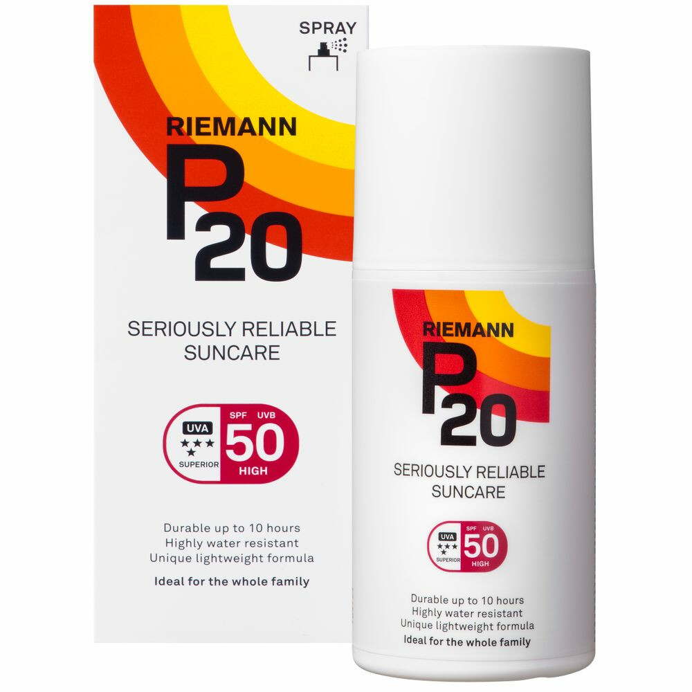 2x P20 Zonnefilter Spray SPF 50 100 ml | Plein.nl