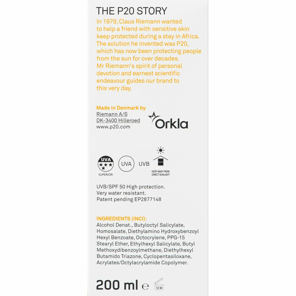2x P20 Zonnefilter Spray SPF 50 100 ml | Plein.nl