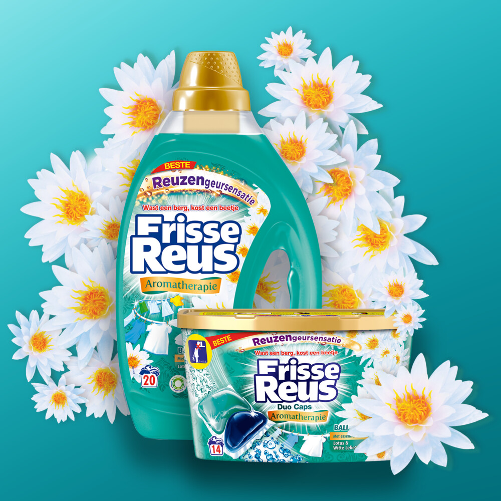 Witte Reus Vloeibaar wasmiddel Frisse Reus Bali 1 liter | Plein.nl