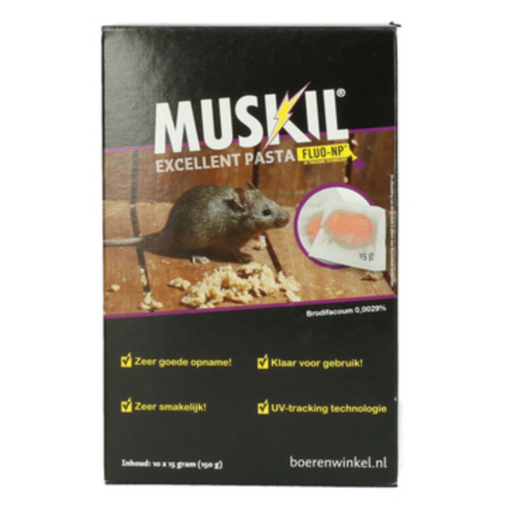 Muskil Excellent Pasta Muis 5 x 10 gr | Plein.nl