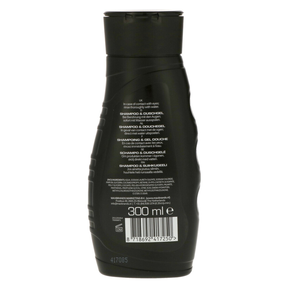 Body-X Fuze Douchegel Hair & Body Energy 300 ml | Plein.nl