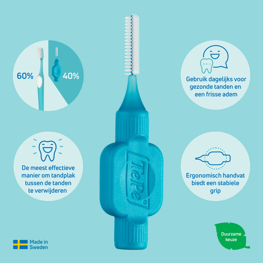 TePe Interdentale Ragers Original 1,1 mm Paars 8 stuks | Plein.nl