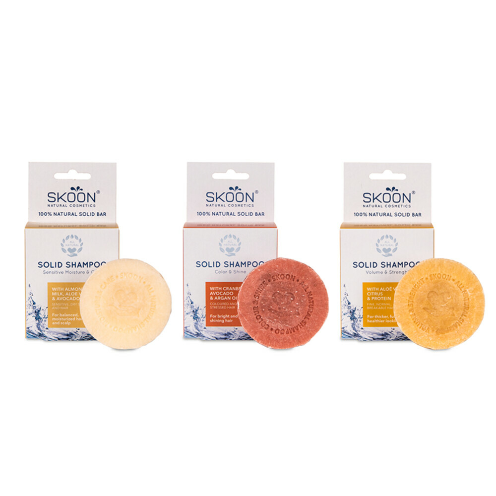 Skoon Solid Shampoo Sensitive Moisture & Care 90 gr | Plein.nl