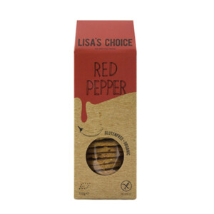Lisa’s Choice Cookies Red Pepper 100 gr | Plein.nl