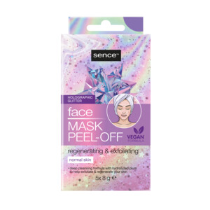 Sence Gezichtsmasker Peel-Off Glitter 4 stuks | Plein.nl