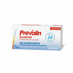 Prevalin Allerstop Cetirizine 14 tabletten | Plein.nl