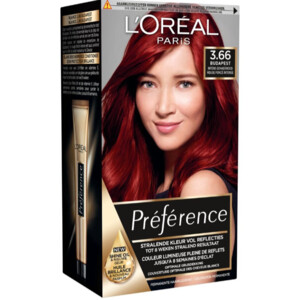 L'Oréal Préférence Permanente Haarkleuring 3.66 Intens Donkerrood ...
