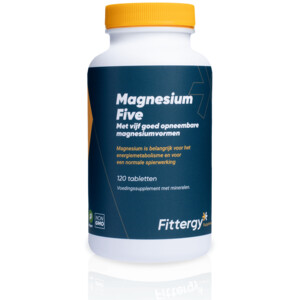 Fittergy Supplements Magnesium Five 120 tabletten | Plein.nl
