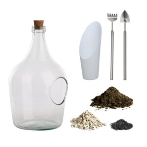 Esschert Design DHZ Set Open Terrarium Fles 3 Liter Transparant | Plein.nl
