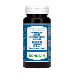 Bonusan Hypericum-Ginkgo-Eleutherococcus extract 90 capsules | Plein.nl