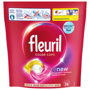 Fleuril Renew Color Caps 36 Wasbeurten 36 stuks | Plein.nl