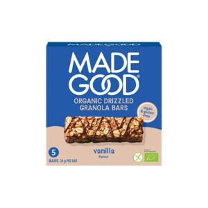 MadeGood Granola Repen Chocolate Drizzled Vanilla 5 stuks | Plein.nl