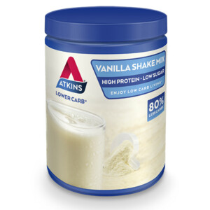 Atkins Shake Mix Vanille 370 gr | Plein.nl