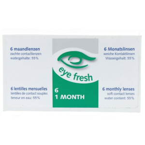 Eye Fresh Zachte Maandlenzen 6-pack -4,75 6 stuks | Plein.nl